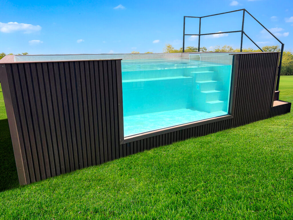 Galvanized Steel Above Ground Pool in Swiss - Sunny Pools